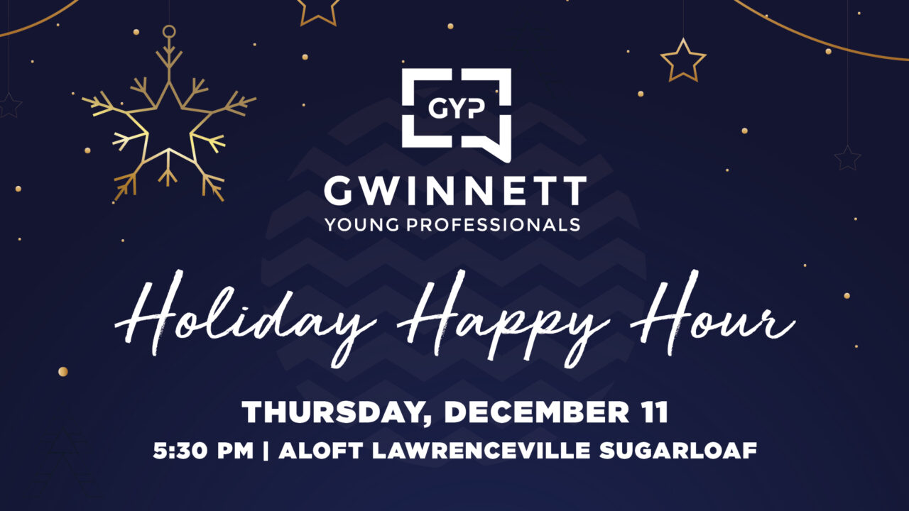GYP Holiday Happy Hour at Aloft Lawrenceville Sugarloaf | Gwinnett ...